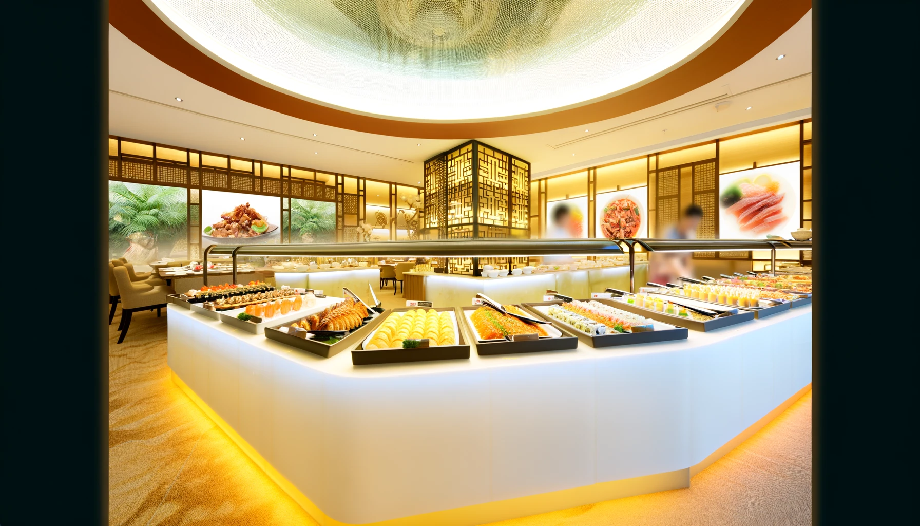 Buffet à Volonté de Plats Chinois, Japonais et Français à Besançon